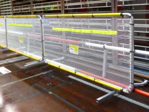 Sécurisation du personnel ferroviaire, barrières d'entrevoie